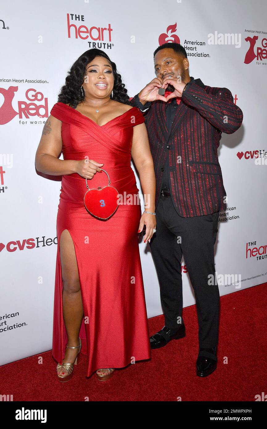 New York, NY, February, 1, 2023. Nina Hamlin and Mario Hamlin, parents ...