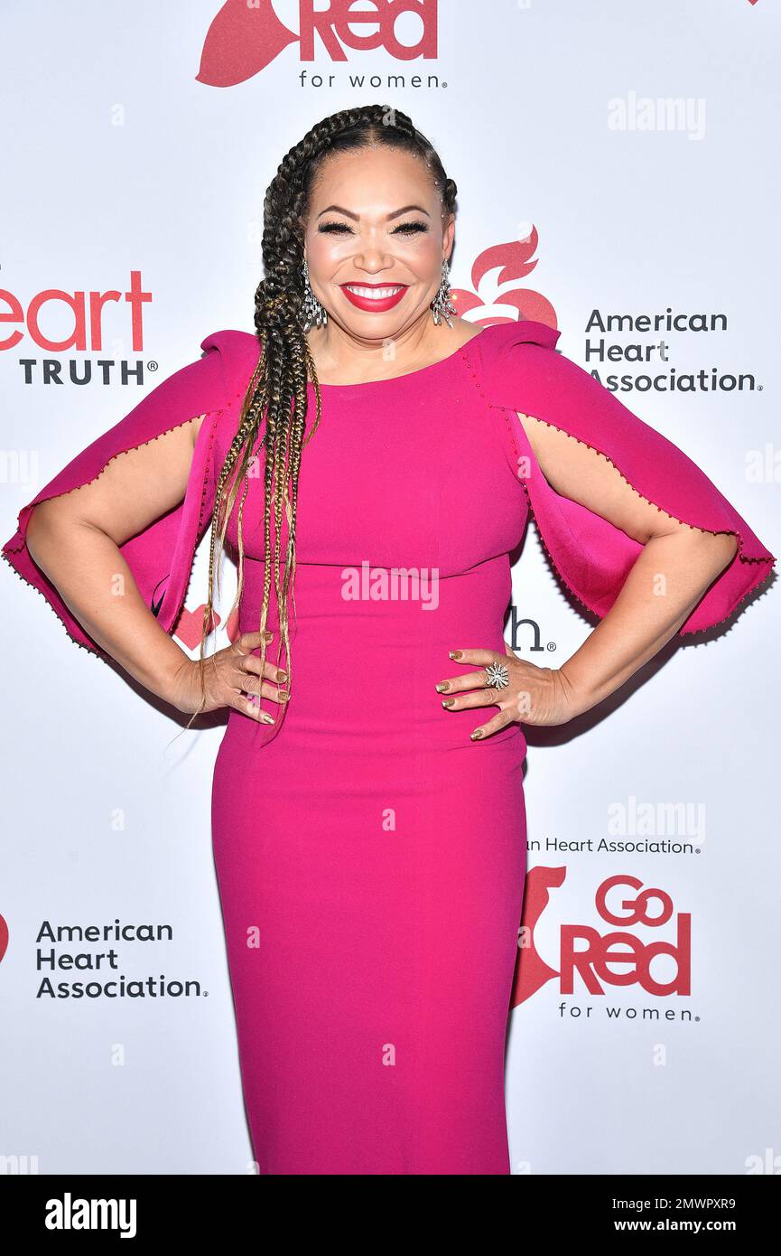 New York, NY, February, 1, 2023. Tisha Campbell, wearing Alexander by ...