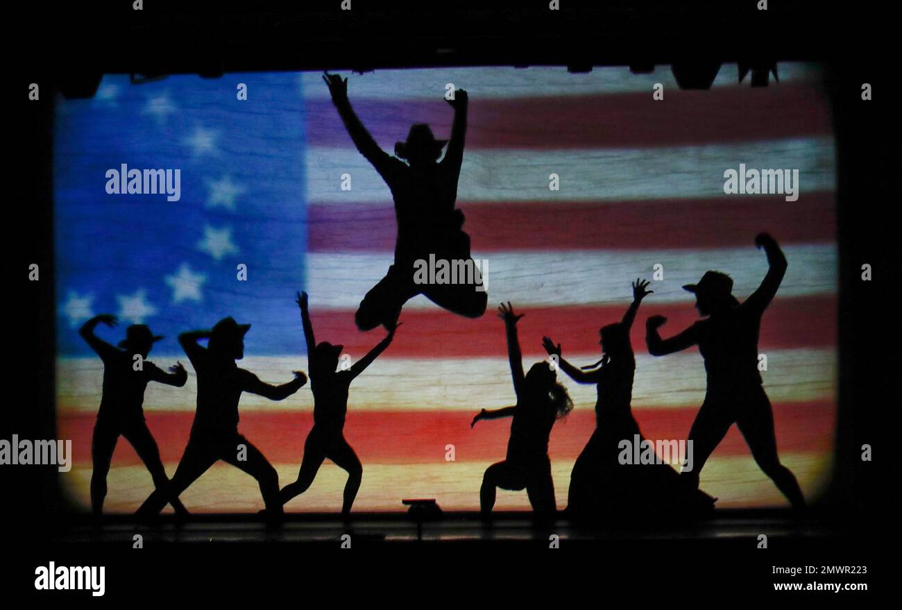 In this photo taken on Tuesday, Dec. 20, 2016, dancers of the U.S ...