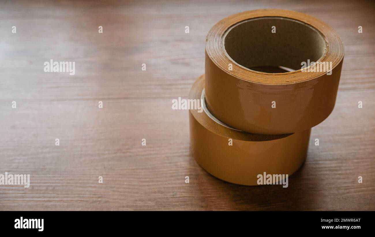Shipping tape roll hi-res stock photography and images - Alamy