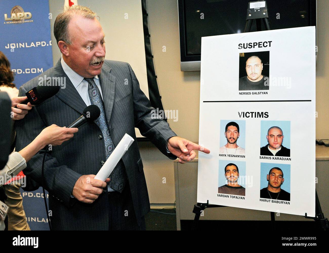 FILE - In this April 9, 2010 file photo, Los Angeles police Capt. Kevin ...
