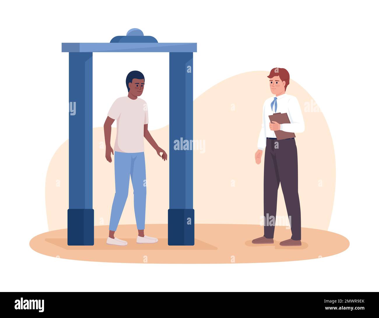 Airport security staff african american hi-res stock photography and ...