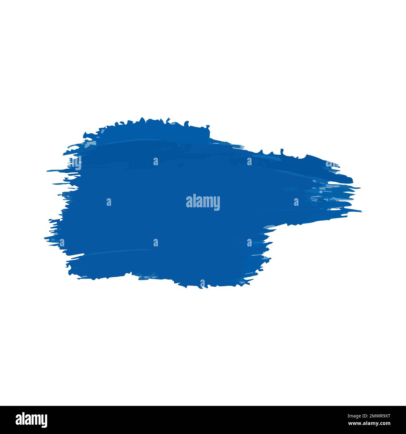 Blue brush stroke acrylic paint texture design vector. Art design for ...