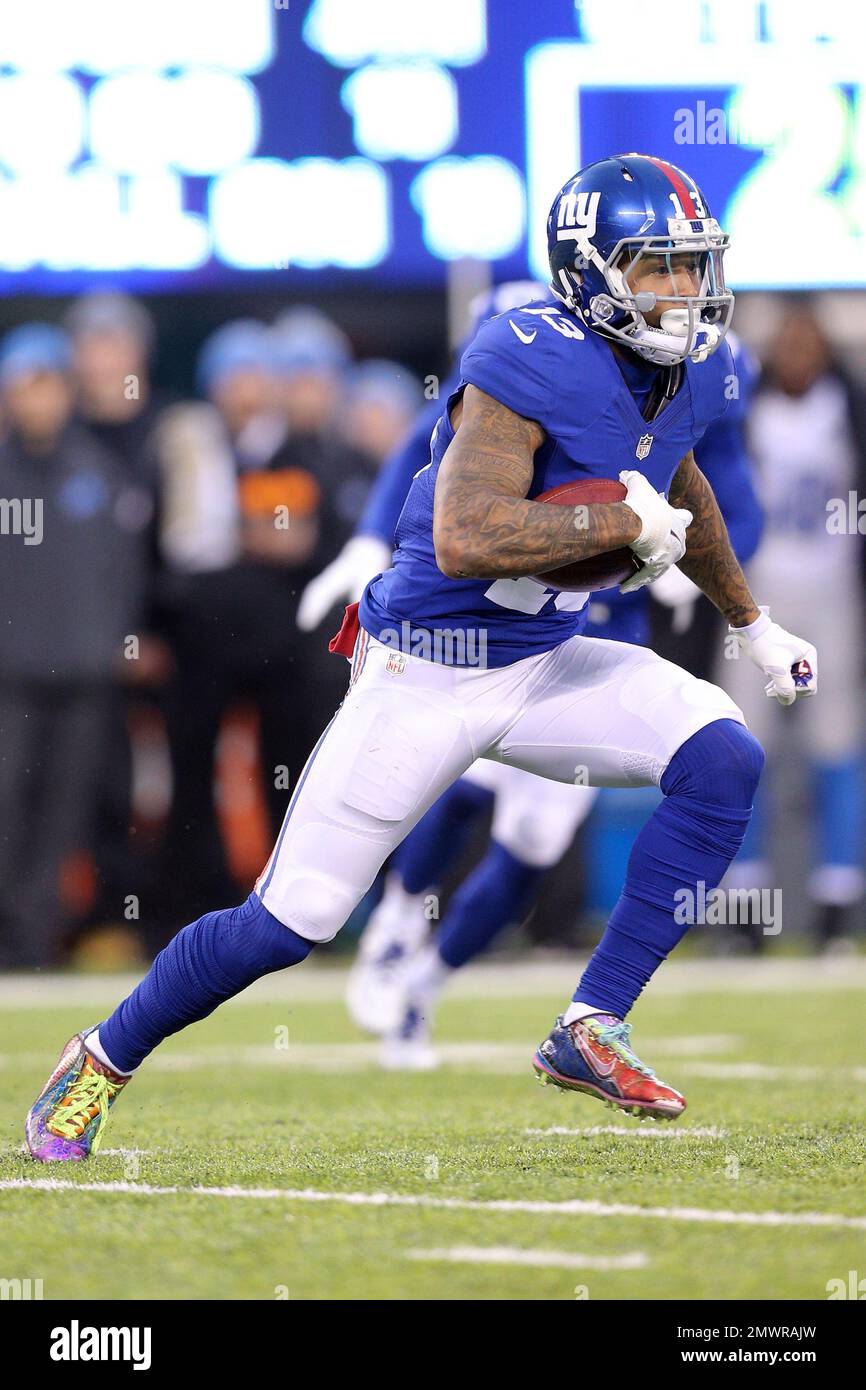 New York Giants wide receiver Odell Beckham Jr. (13) in action against ...