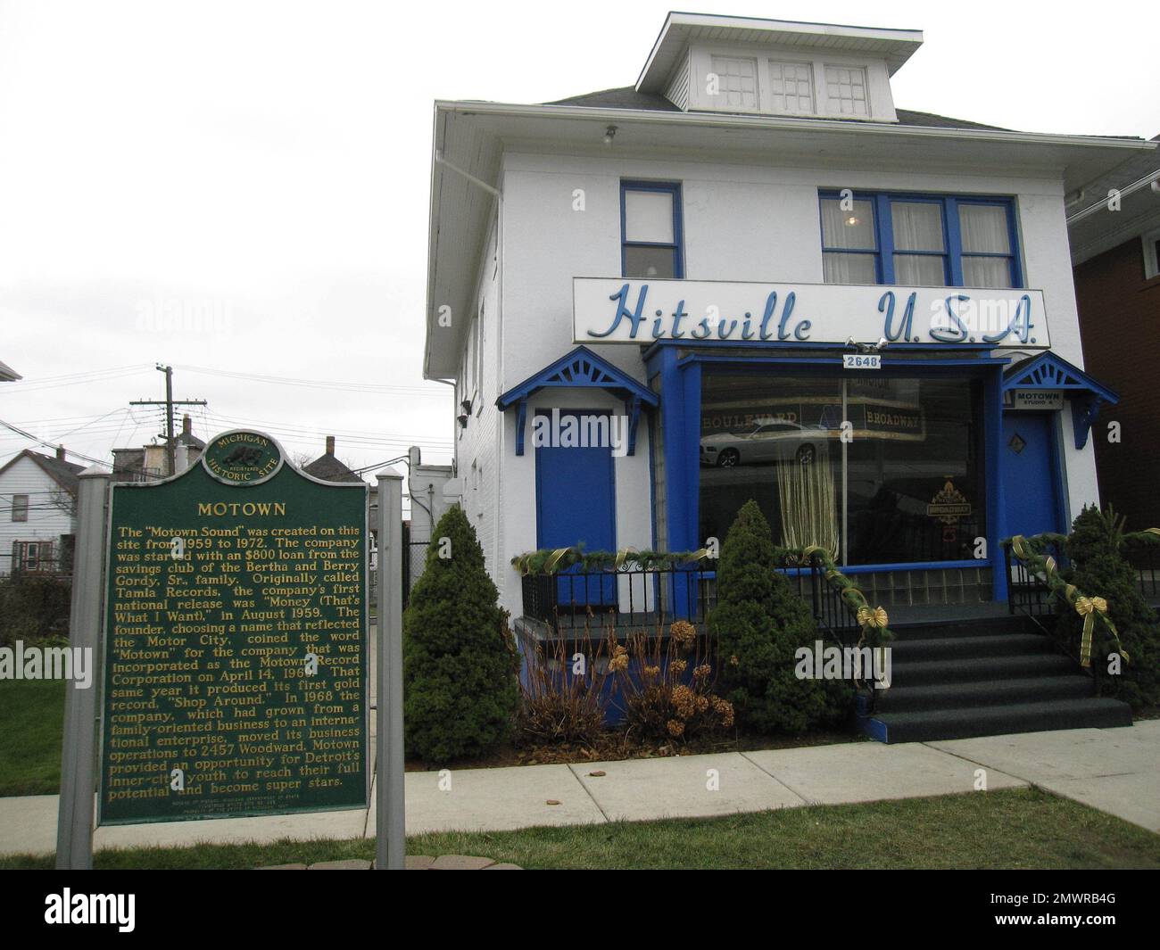 FILE - This Dec. 2, 2014 file photo shows the exterior of the Motown ...
