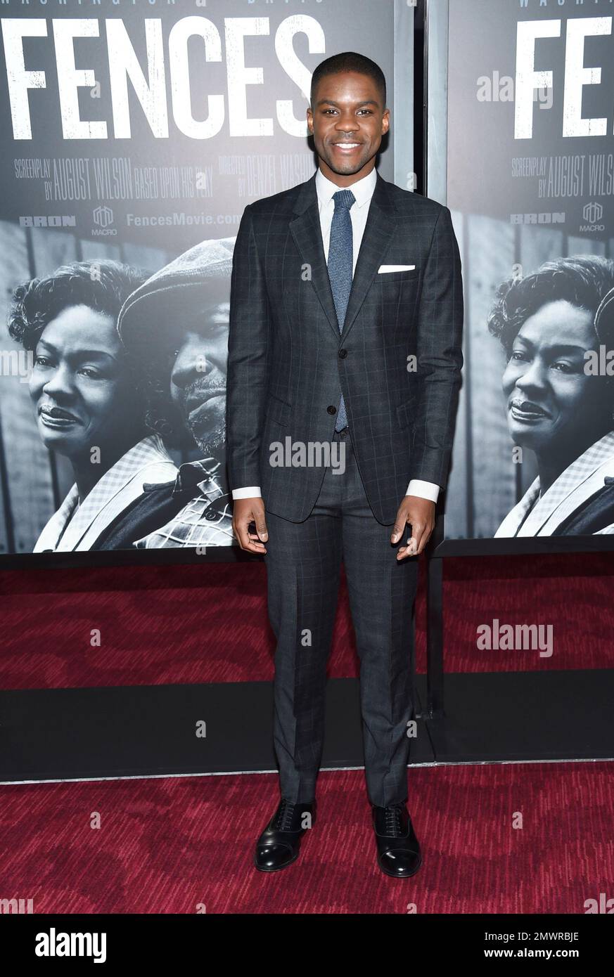 Actor Jovan Adepo attends a special screening of "Fences", at Rose ...