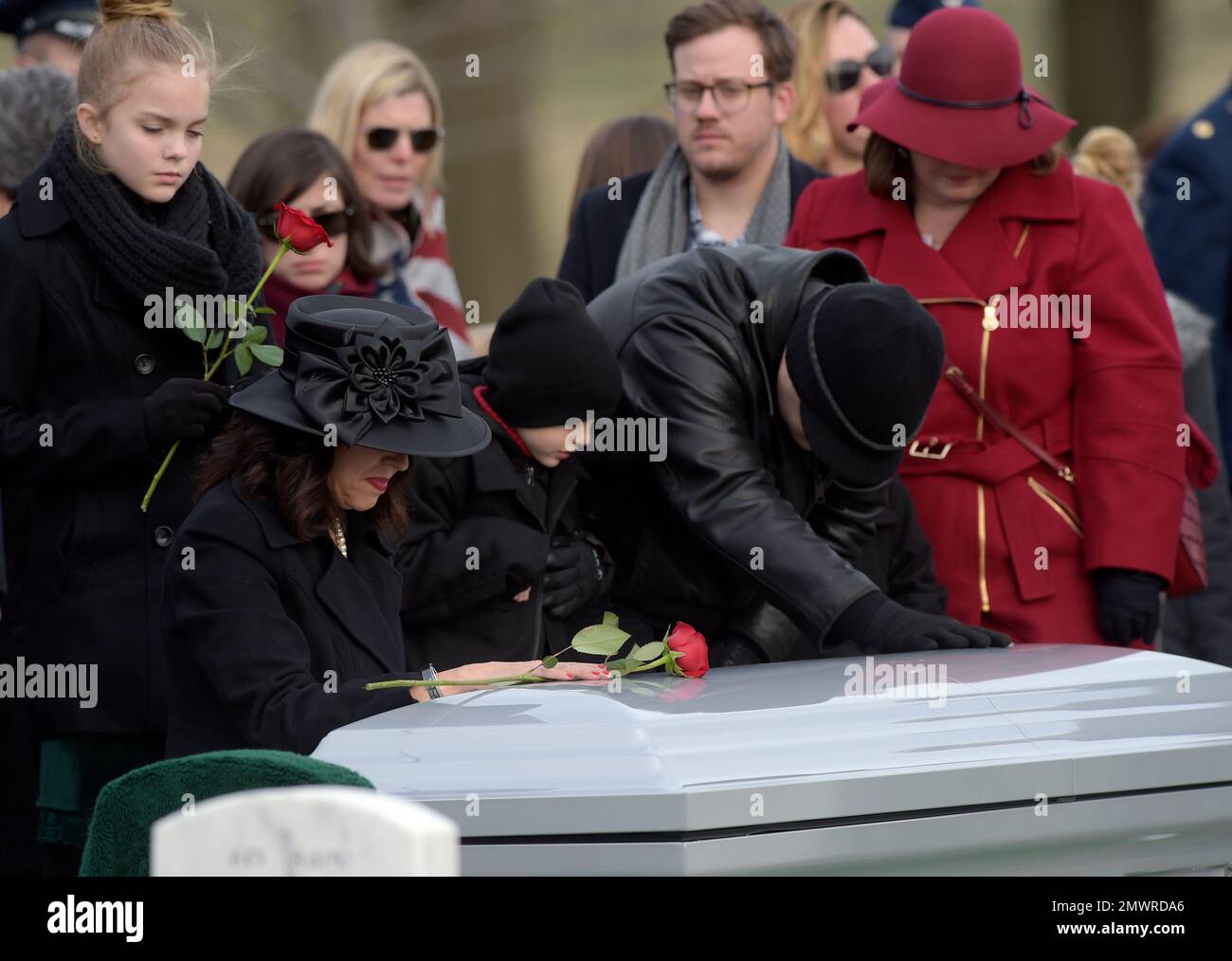 The family of U.S. Air Force Maj. Troy Lee Gilbert, including his widow ...