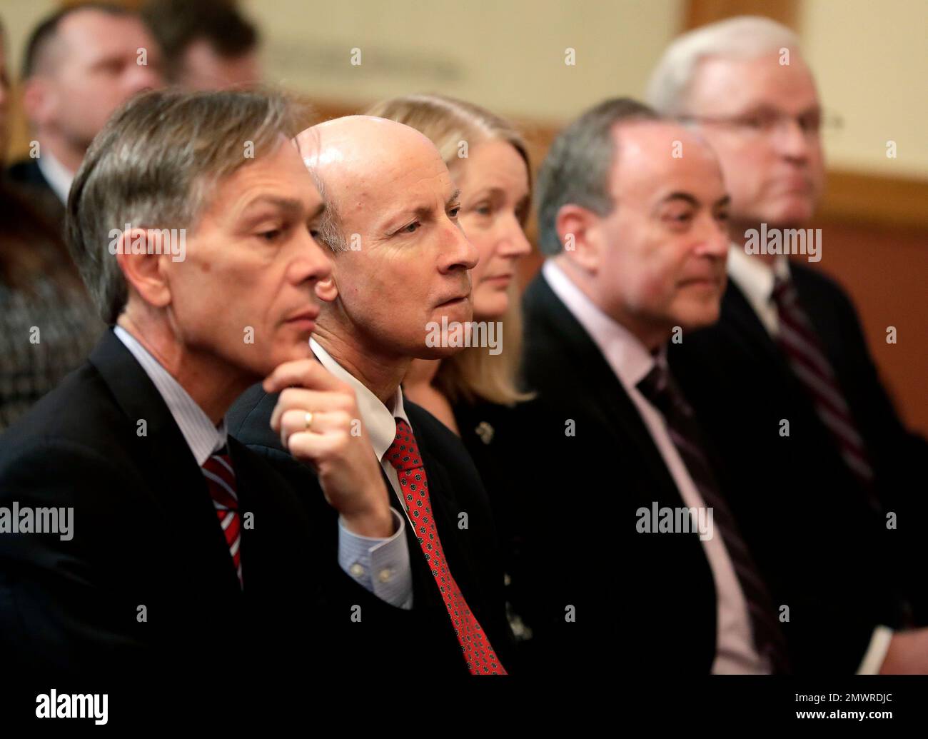 Arizona Supreme Court justices from left, Chief Justice Scott Bales ...