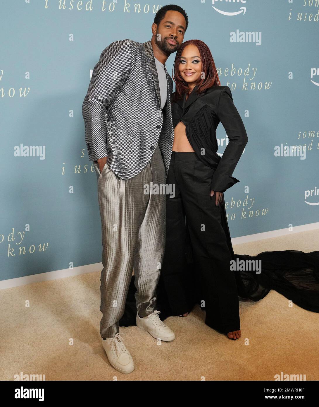 (L-R) Jay Ellis and Kiersey Clemons at the SOMEBODY I USED TO KNOW Los ...