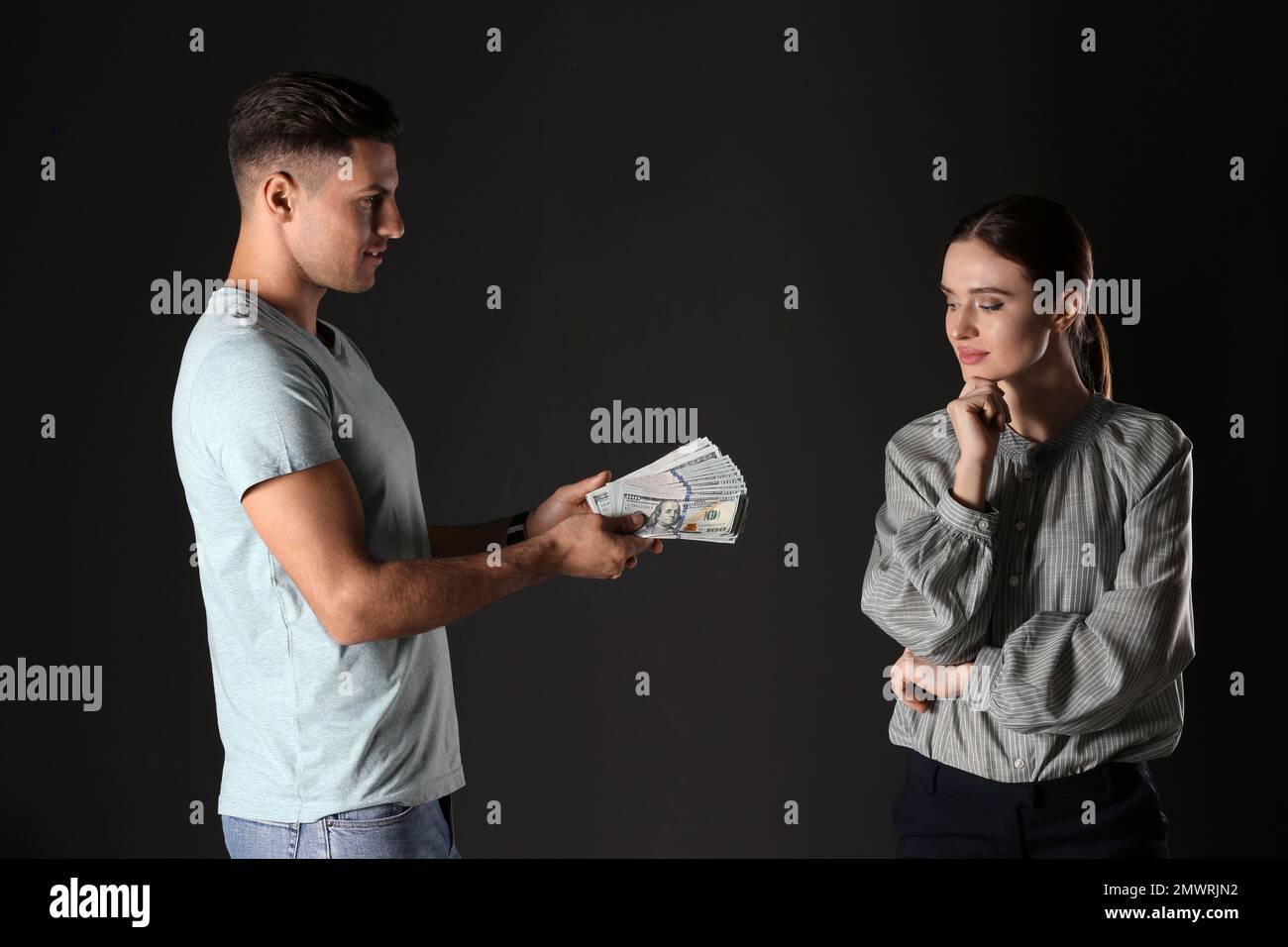 Secret woman rich hi-res stock photography and images - Alamy