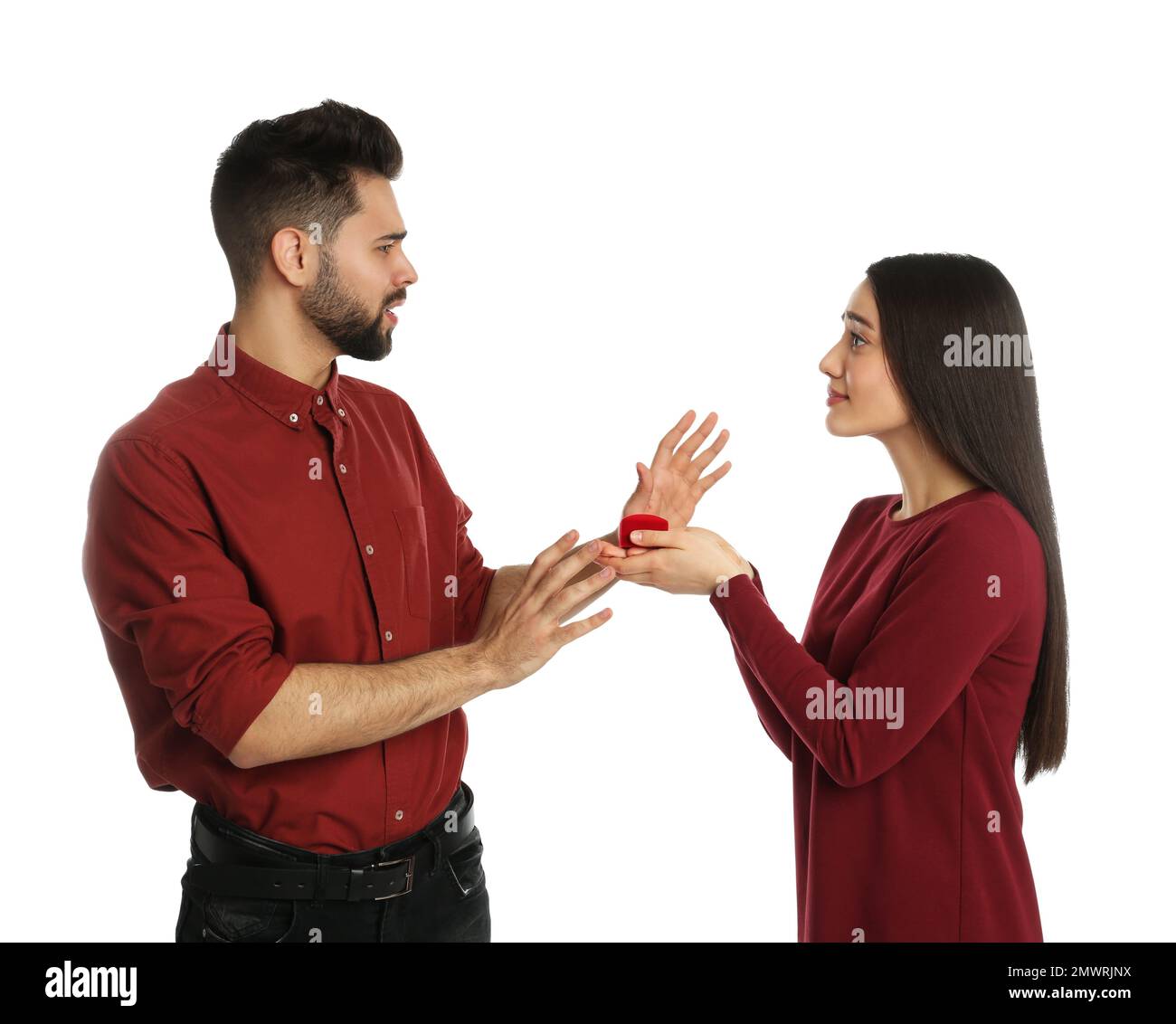 Elegant man annoyed family hi-res stock photography and images - Alamy