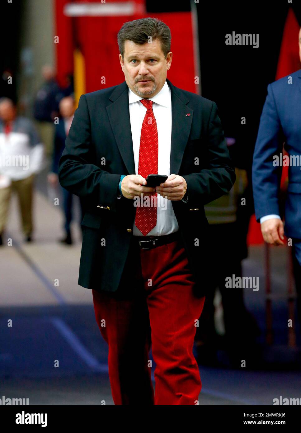 Arizona Cardinals president Michael Bidwill takes the field prior to an ...