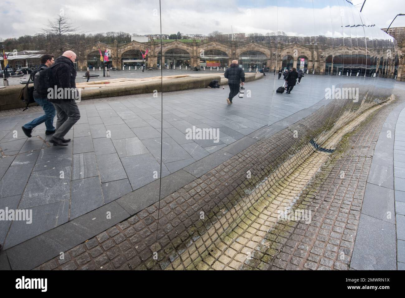 Sheaf square is part of the city centre master plan hi-res stock ...