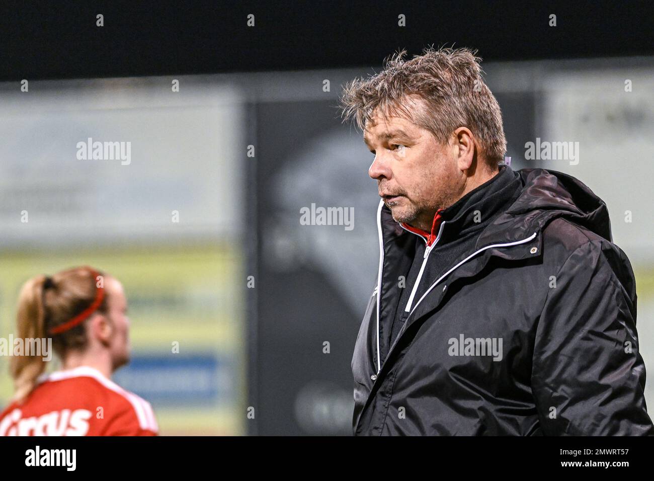 Aalst , 1 February 2023, Head Coach Gunther Bomon of Aalst pictured ...
