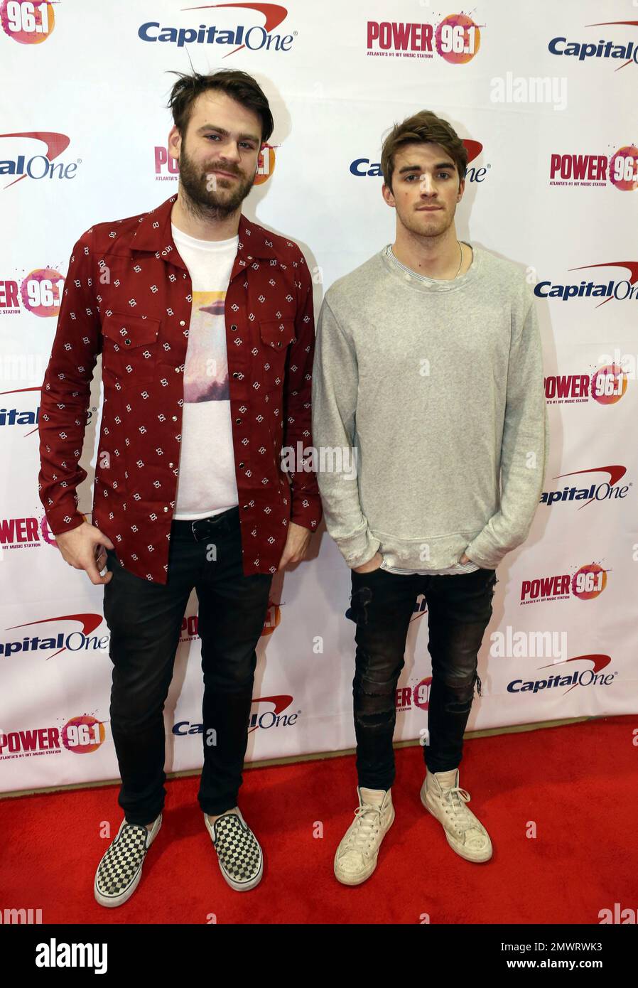 Andrew Taggart and Alex Pall of The Chainsmokers arrive at the 2016 ...