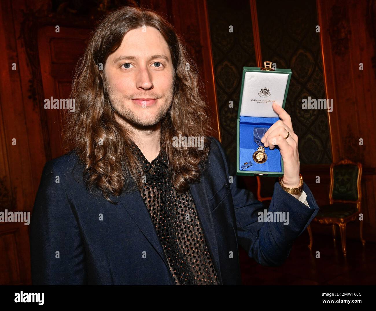 Swedish Oscar nominated composer Ludwig Goransson receives the Litteris ...