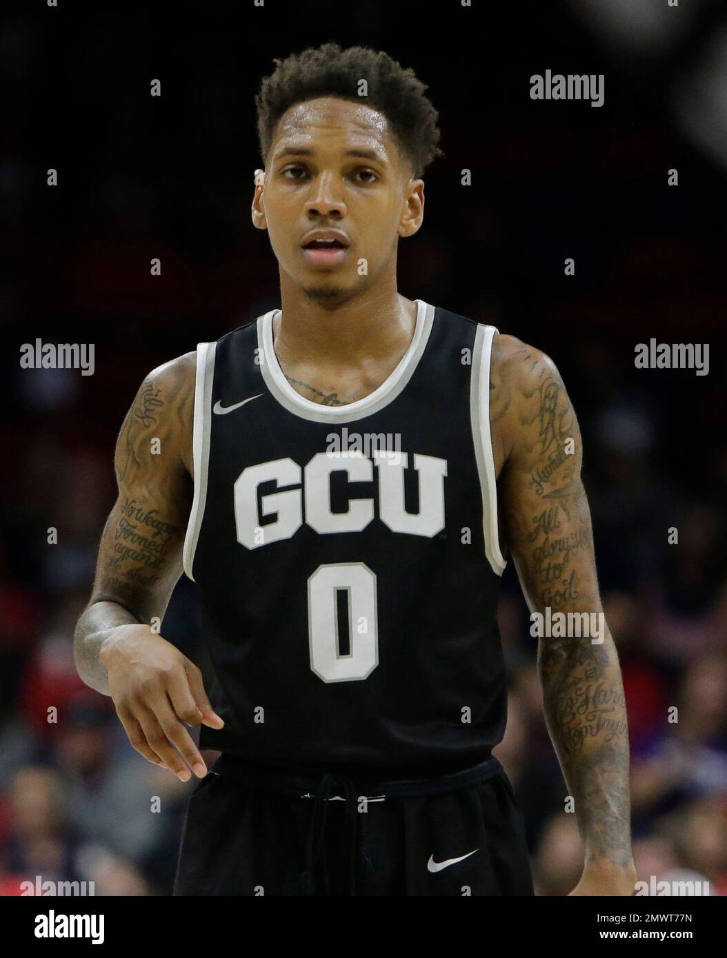 Grand Canyon guard DeWayne Russell (0) during the first half of an NCAA ...