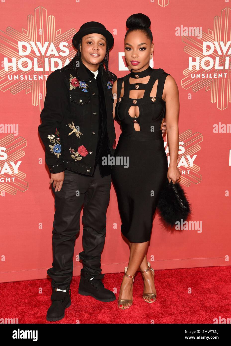 Felicia "Snoop" Pearson, left, and J. Adrienne attend VH1 Divas Holiday ...