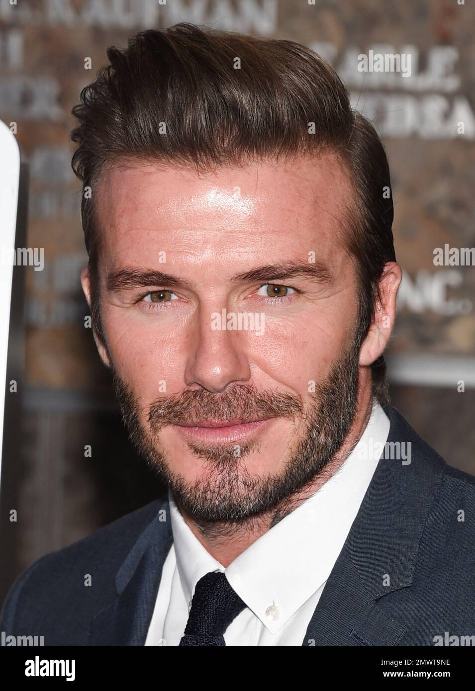 UNICEF Goodwill Ambassador David Beckham lights the Empire State ...