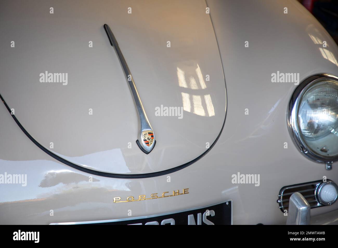 Bordeaux , Aquitaine France - 30 01 2023 : Porsche 356 emblem logo ...
