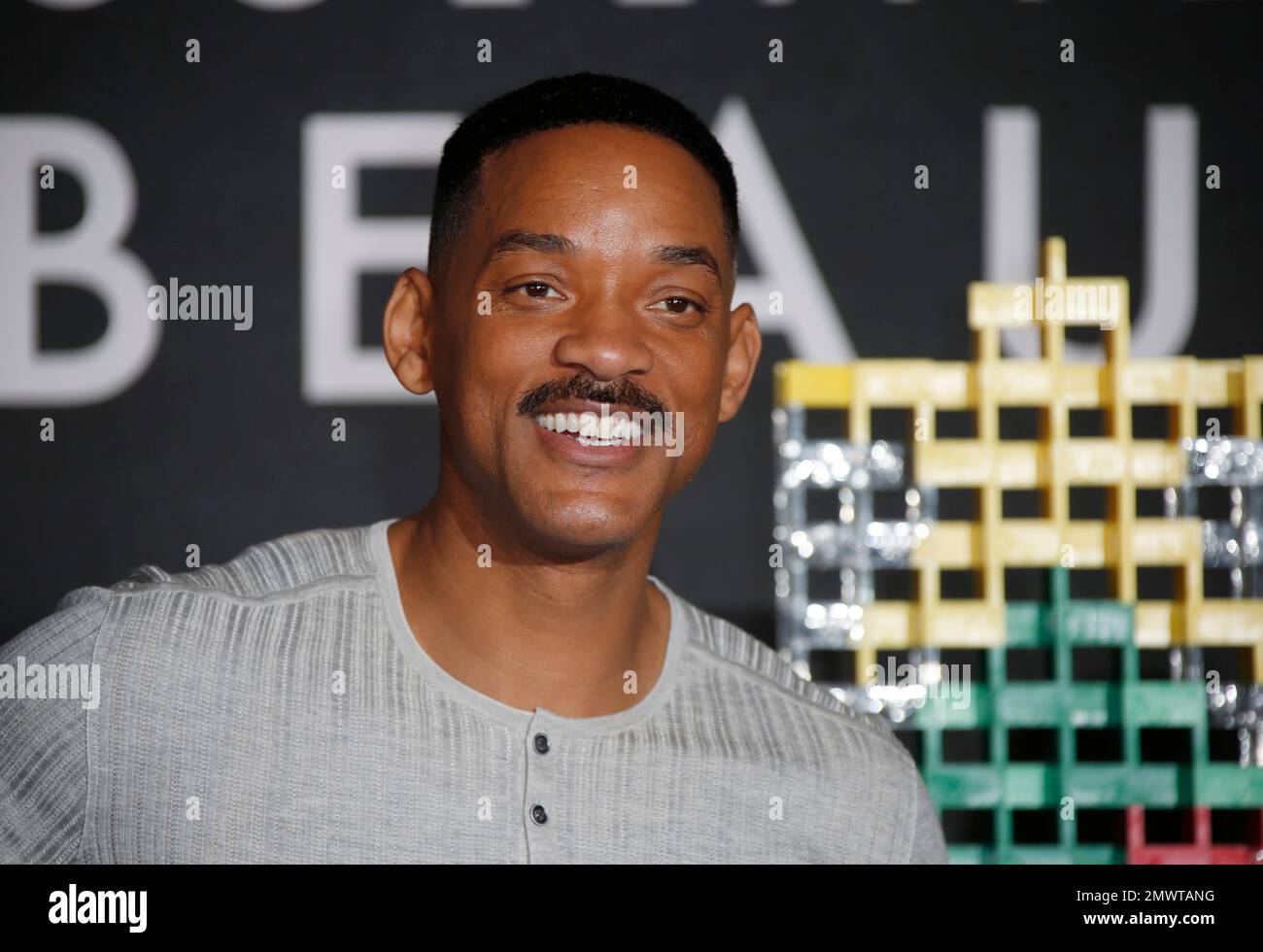 Actor Will Smith poses for photographers during a photo call for the ...
