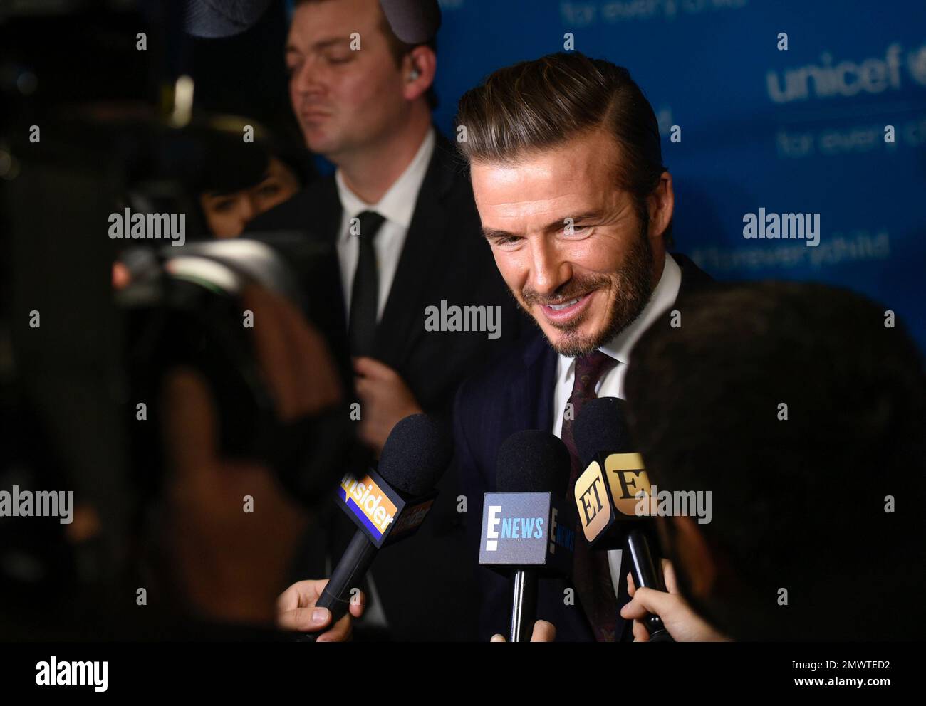 UNICEF Goodwill Ambassador David Beckham attends UNICEF's 70th ...