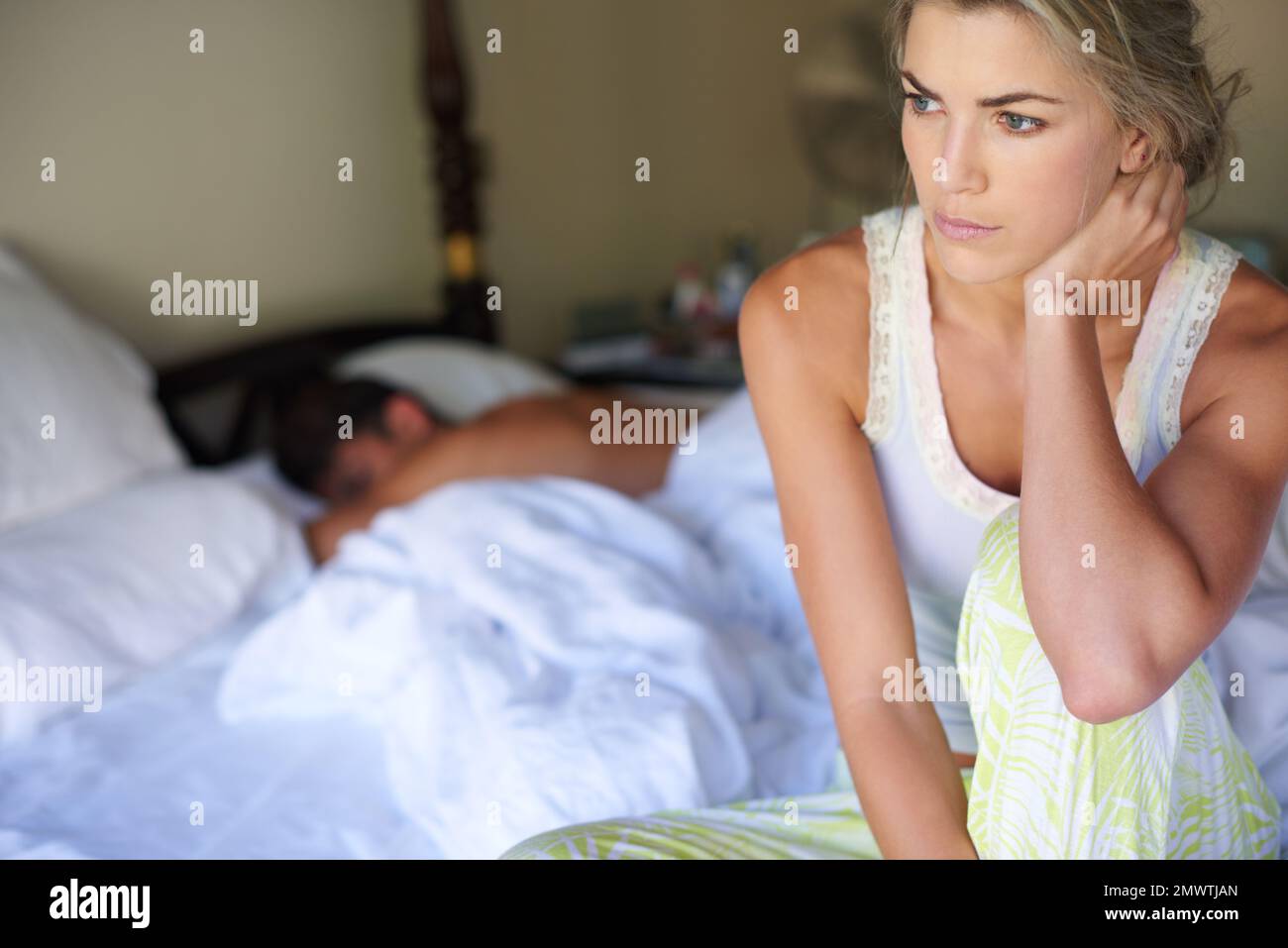 Maybe Hes Been Lying All This Time A Young Woman Deep In Thought While