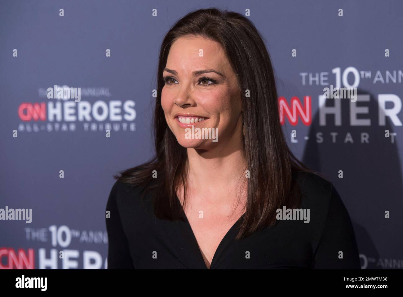 Erica Hill attends the 10th Annual CNN Heroes: An All-Star Tribute at ...