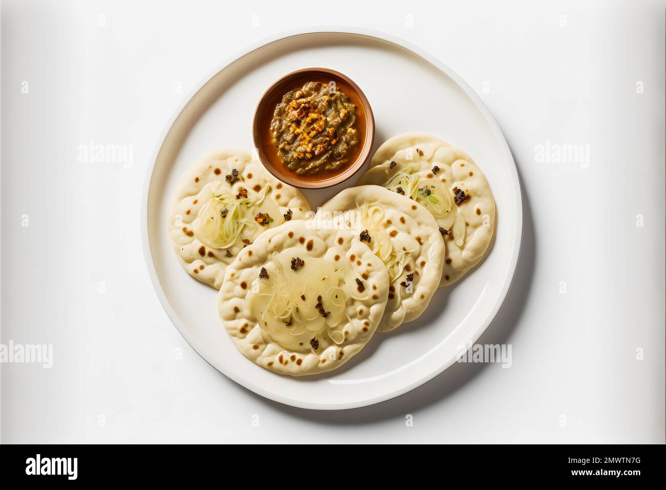 Pupusas on white background food photography. High-quality images ...