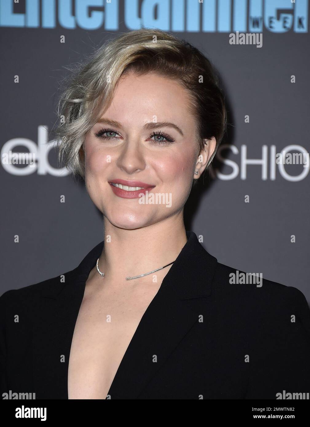 Evan Rachel Wood poses in the press room with the award for best ...