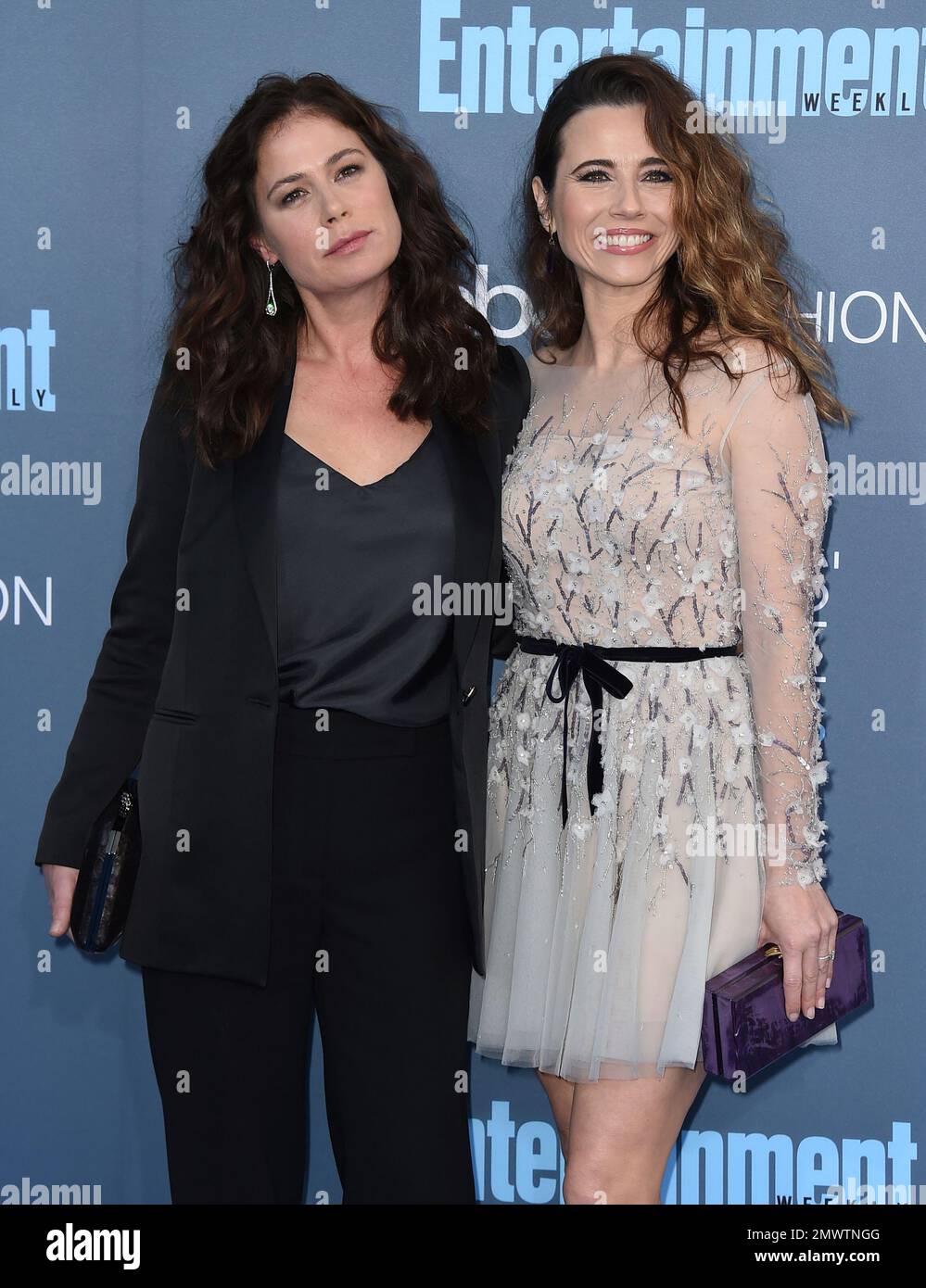 Maura Tierney, left, and Linda Cardellini arrive at the 22nd annual ...