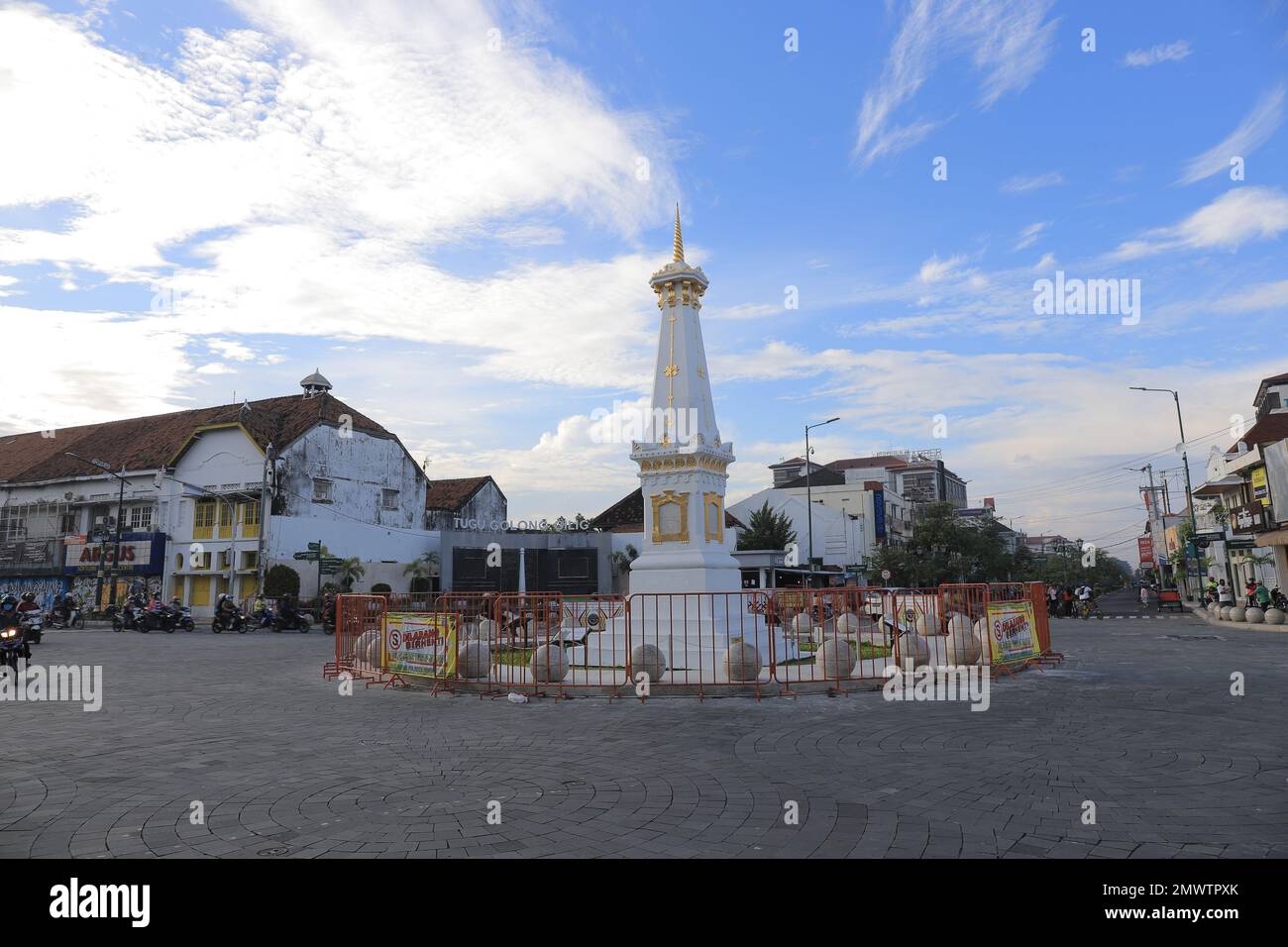 Beautiful view in the morning at Yogyakarta Monument (Indonesian: Tugu ...