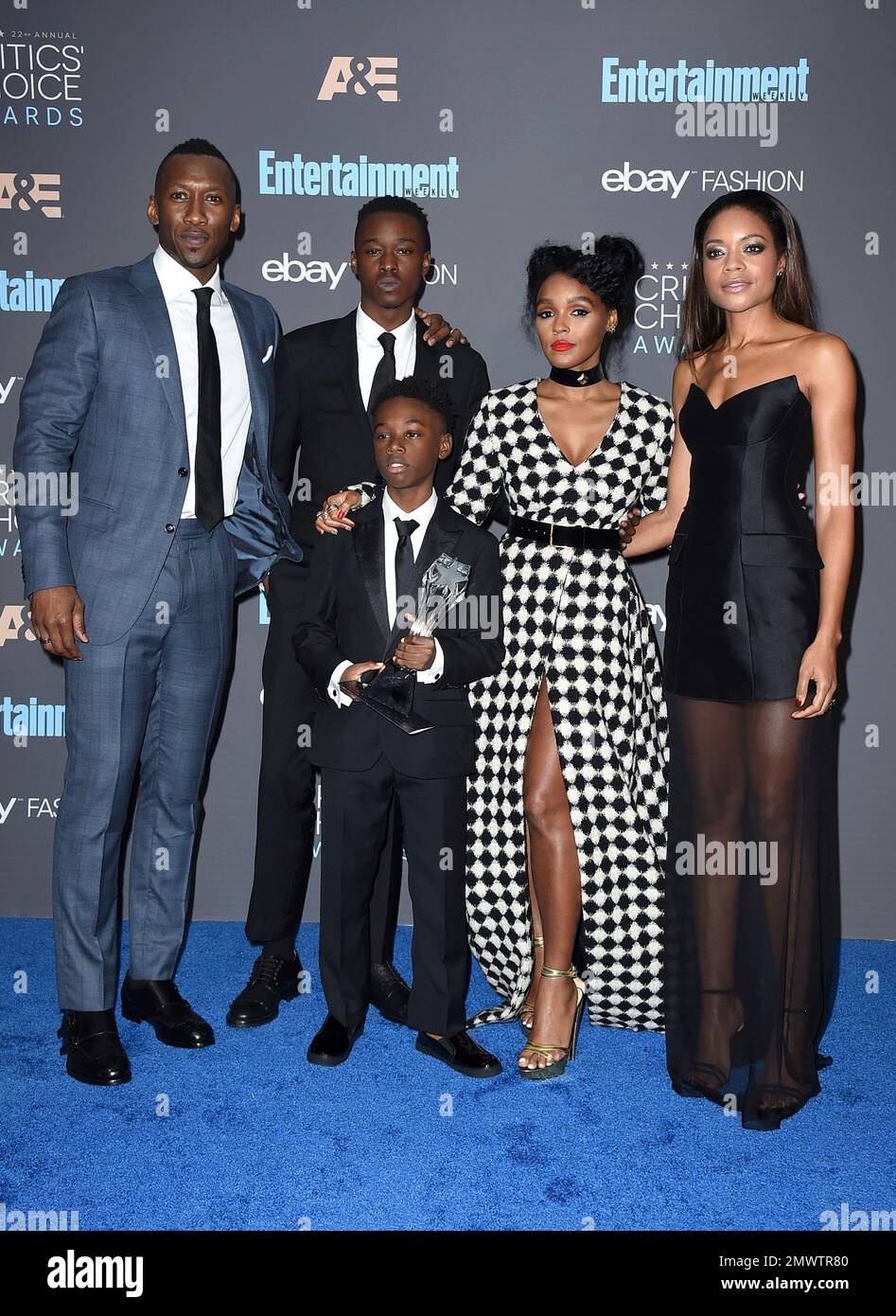 Mahershala Ali, from left, Ashton Sanders, Janelle Monae, Naomie Harris ...
