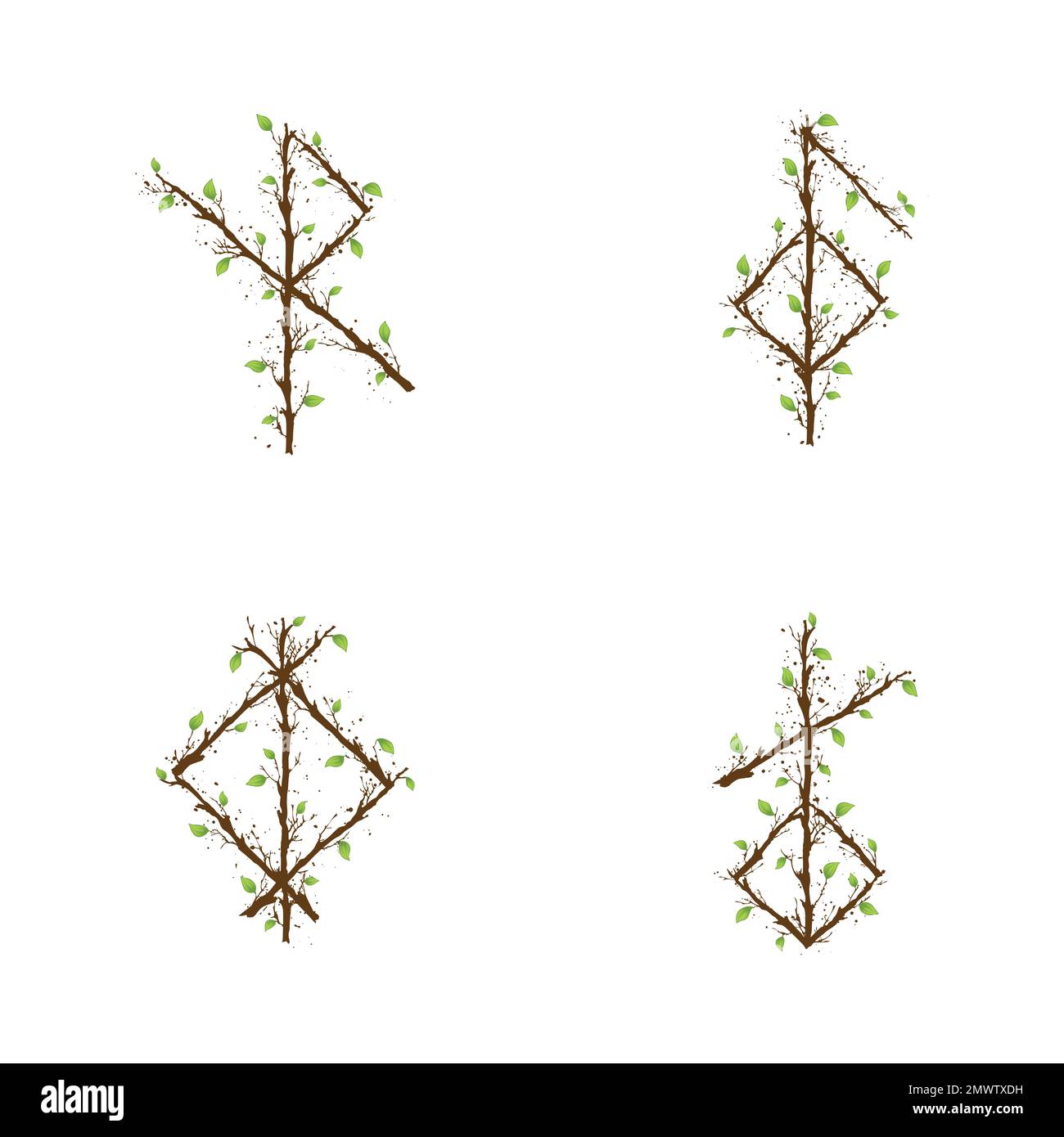 Bind rune hi-res stock photography and images - Alamy