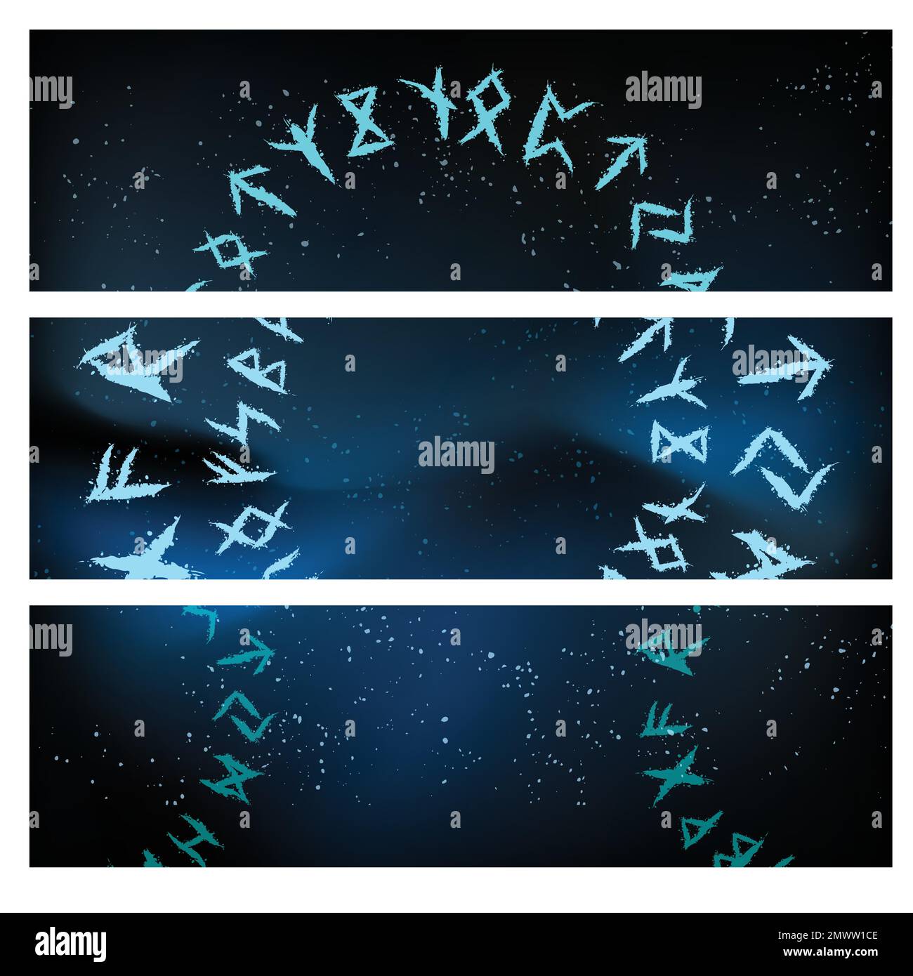 Sky with runes lines Stock Vector Image & Art - Alamy