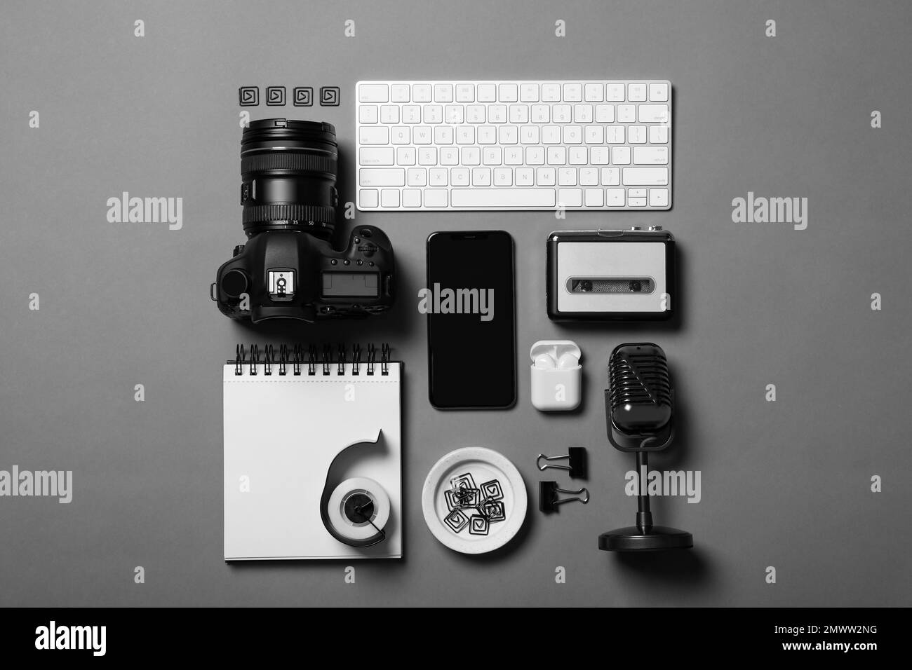 Freelance journalist Black and White Stock Photos & Images - Alamy