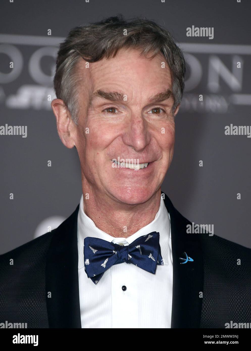 Bill Nye arrives at the world premiere of "Rogue One: A Star Wars Story ...