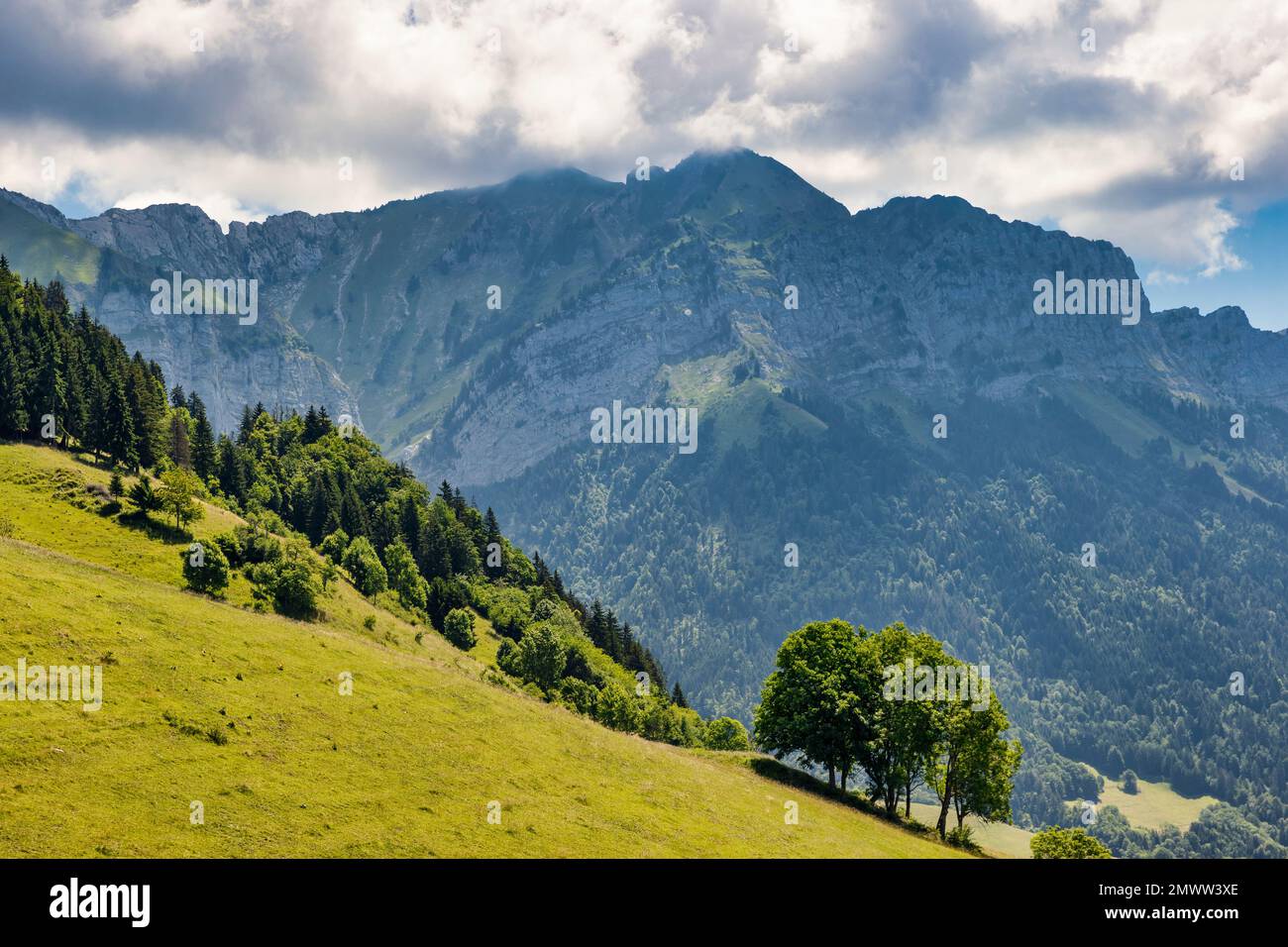 The Tournette is a mountain in the Bornes Massif in Haute-Savoie ...