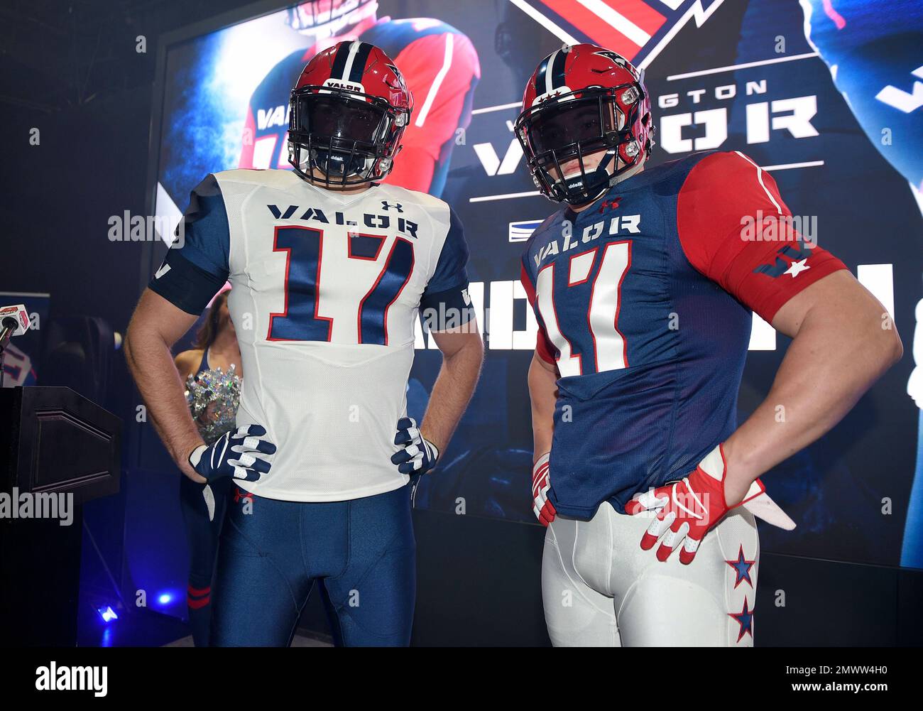The Washington Valor, of the Arena Football League, unveiled new ...