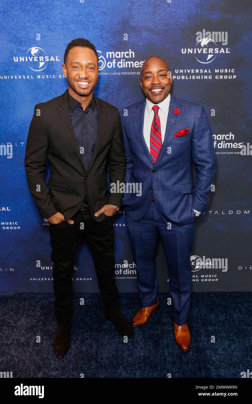 Terrence J, left, and Will Packer arrive at the March of Dimes ...
