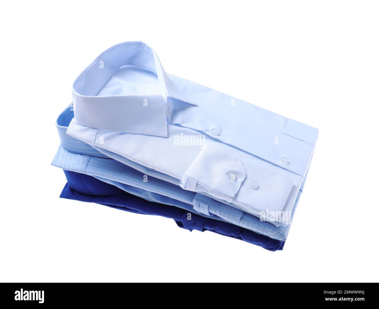 Stack of formal shirts hi-res stock photography and images - Alamy