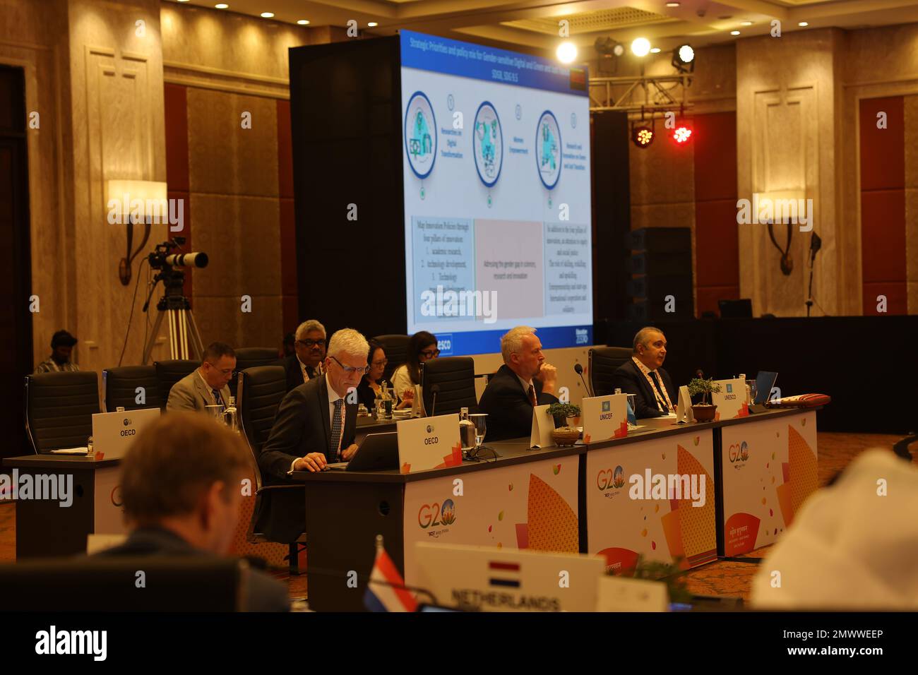 Chennai, India, 01/02/2023, G20 Summit 2023 Day 2 held in Chennai, “The ...