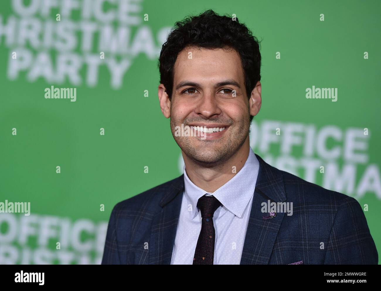 Andrew Leeds arrives at the Los Angeles premiere of "Office Christmas ...