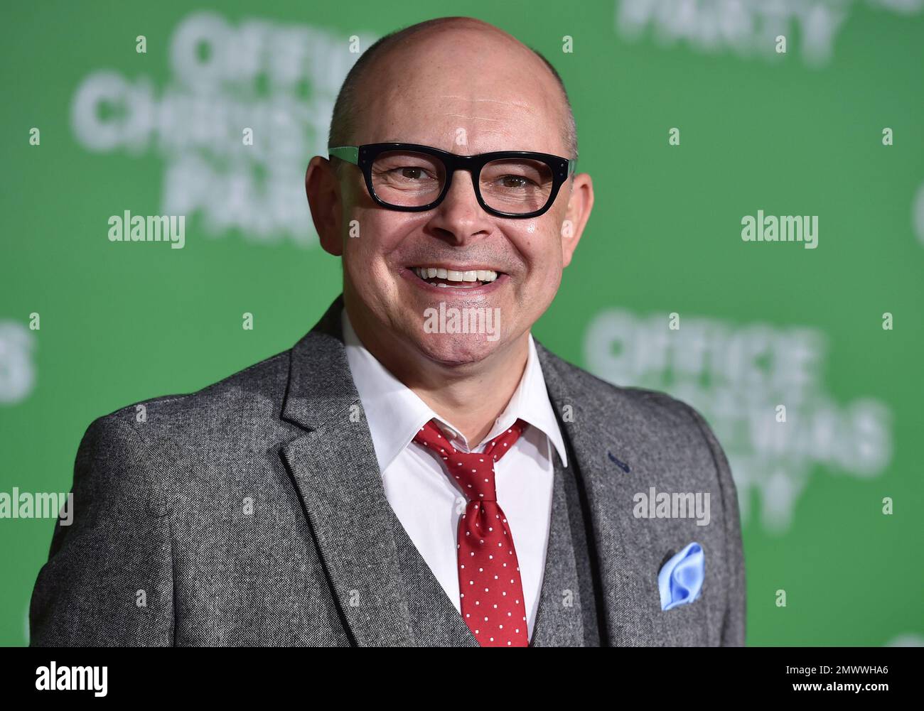 Rob Corddry arrives at the Los Angeles premiere of "Office Christmas ...