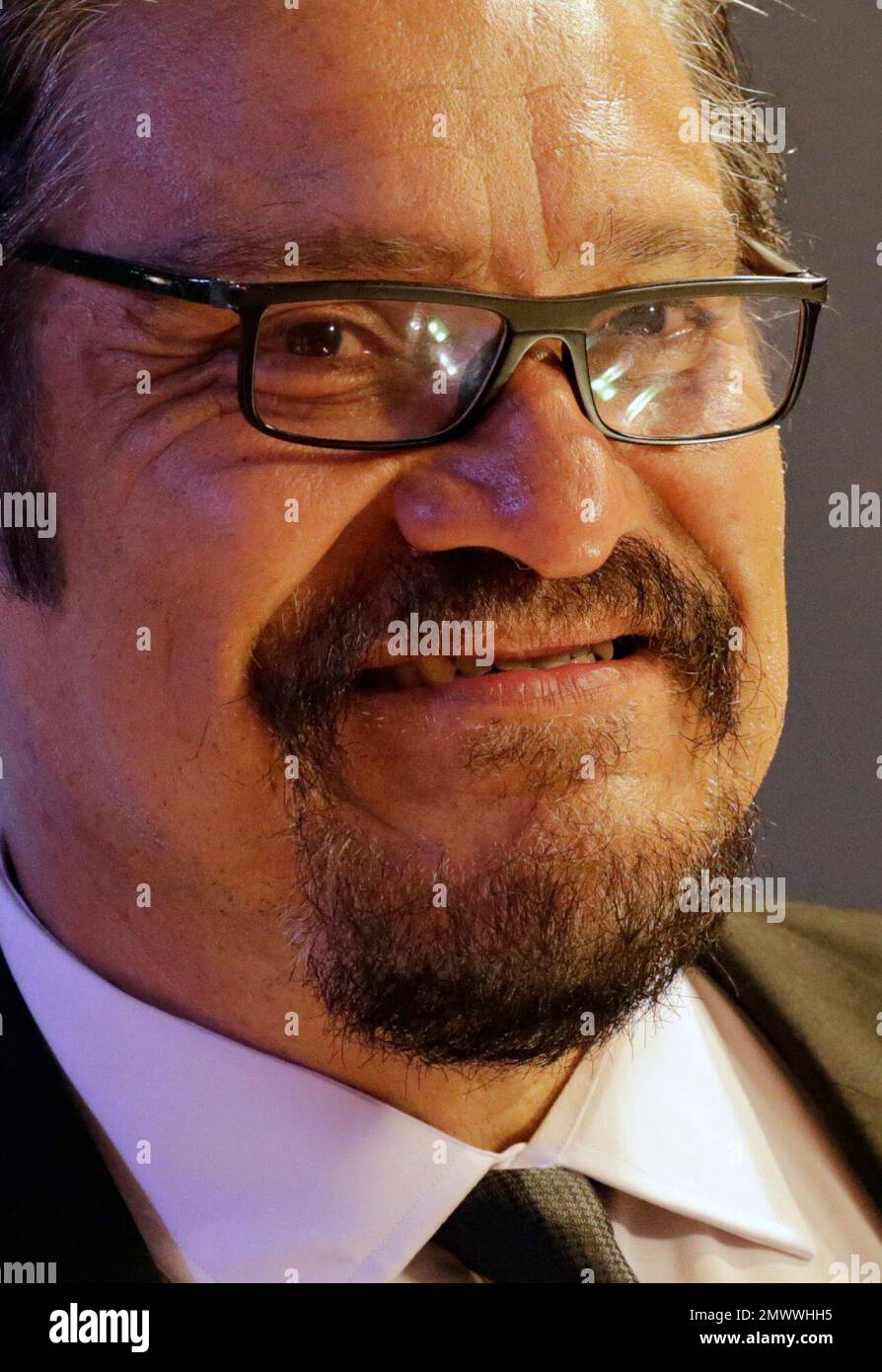 Mexican actor Joaquin Cosio poses for photographers on the red carpet ...