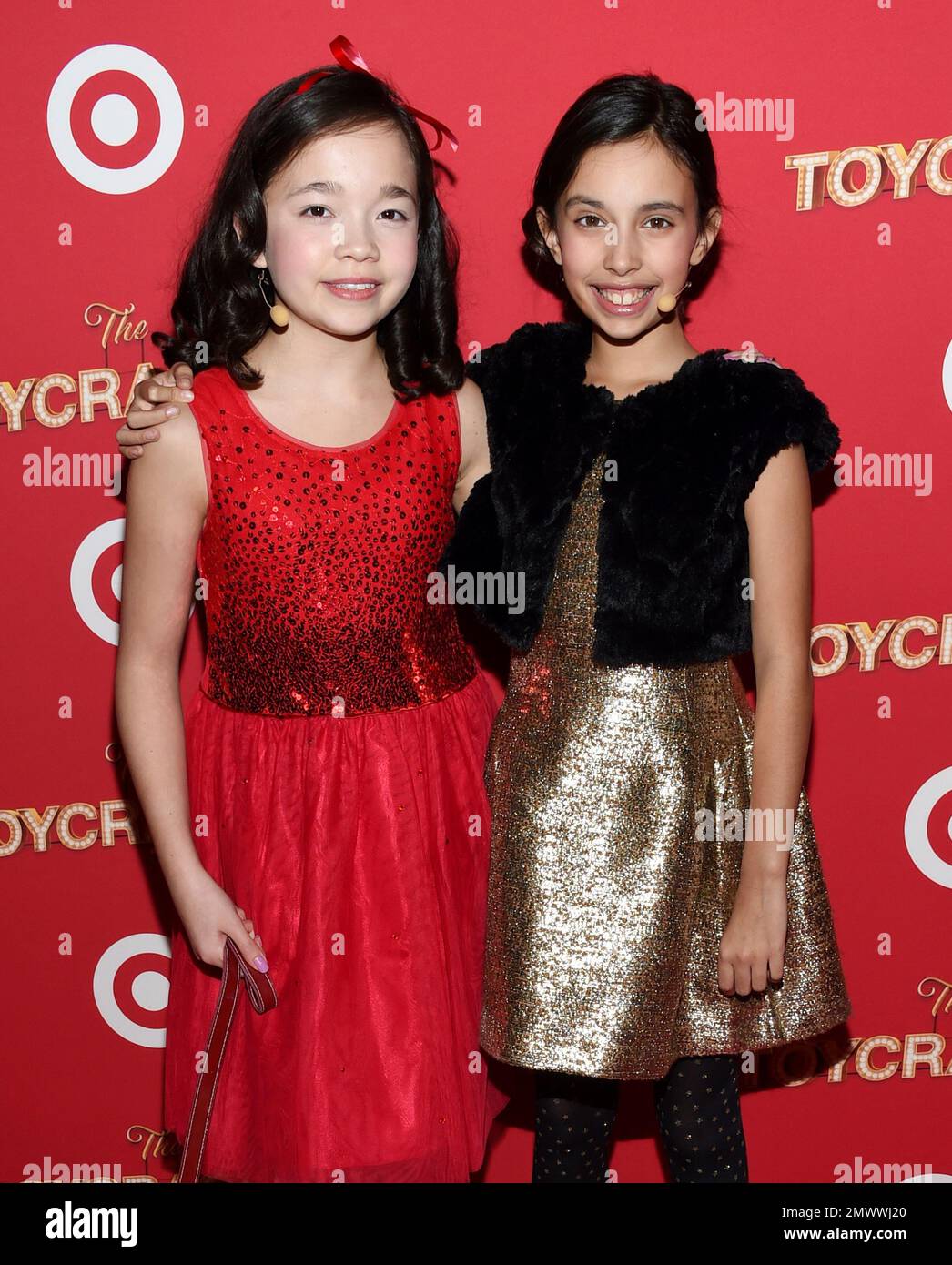 Actors Isabella Russo, left, and Kylie Cantrall attend the Target ...