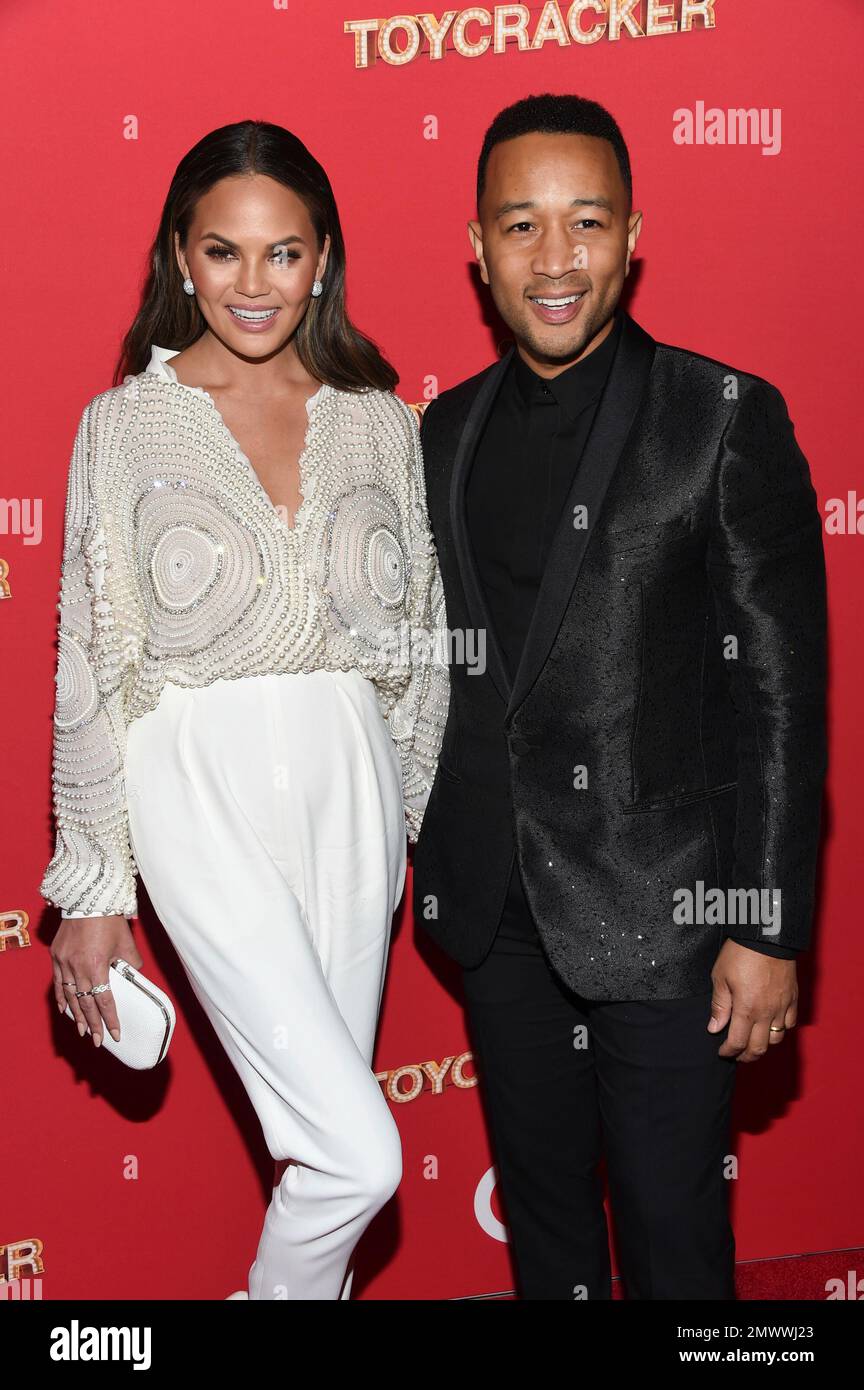 Model Chrissy Teigen and singer John Legend attend the Target ...