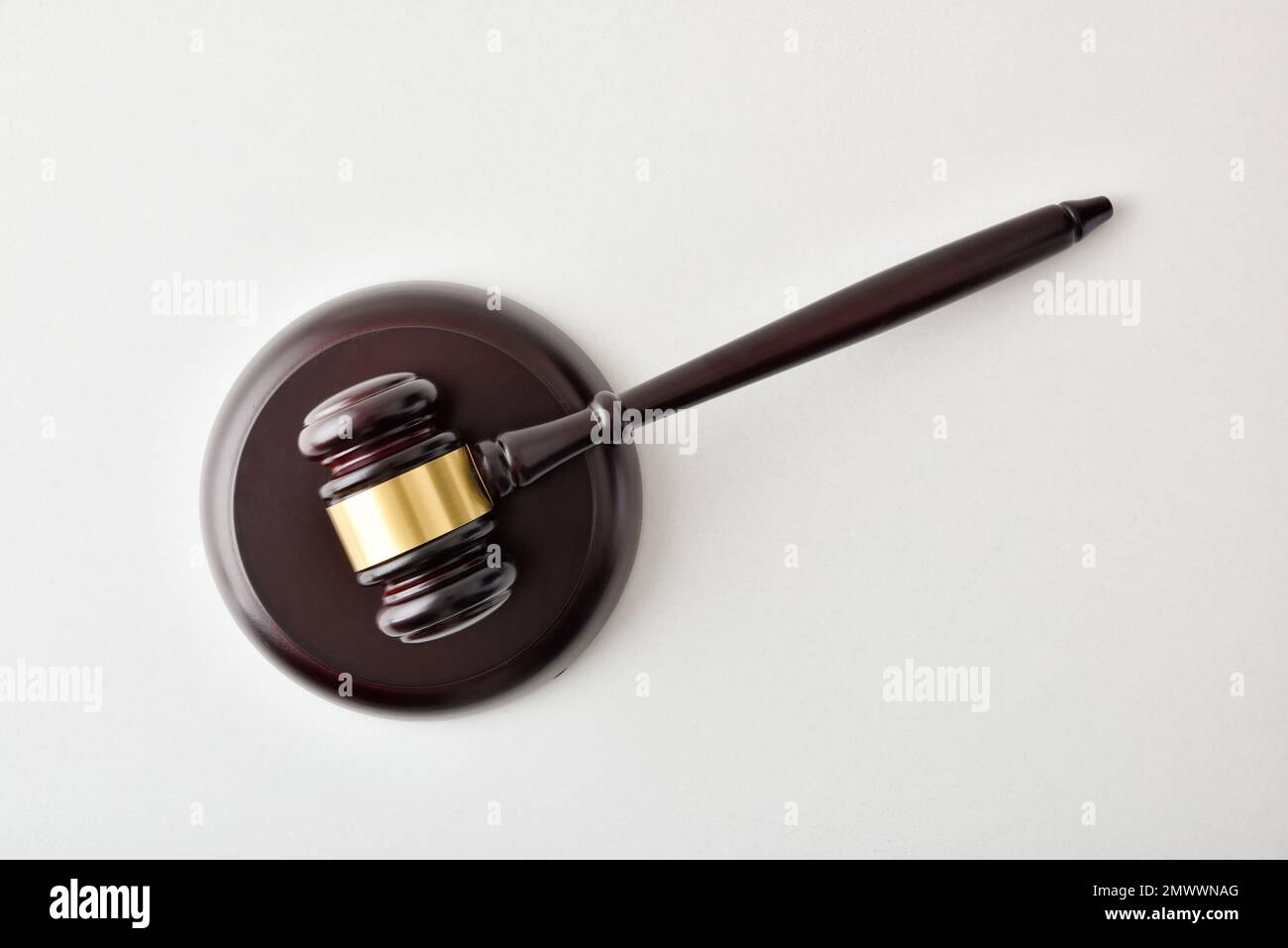Top view judge gavel on hi-res stock photography and images - Alamy