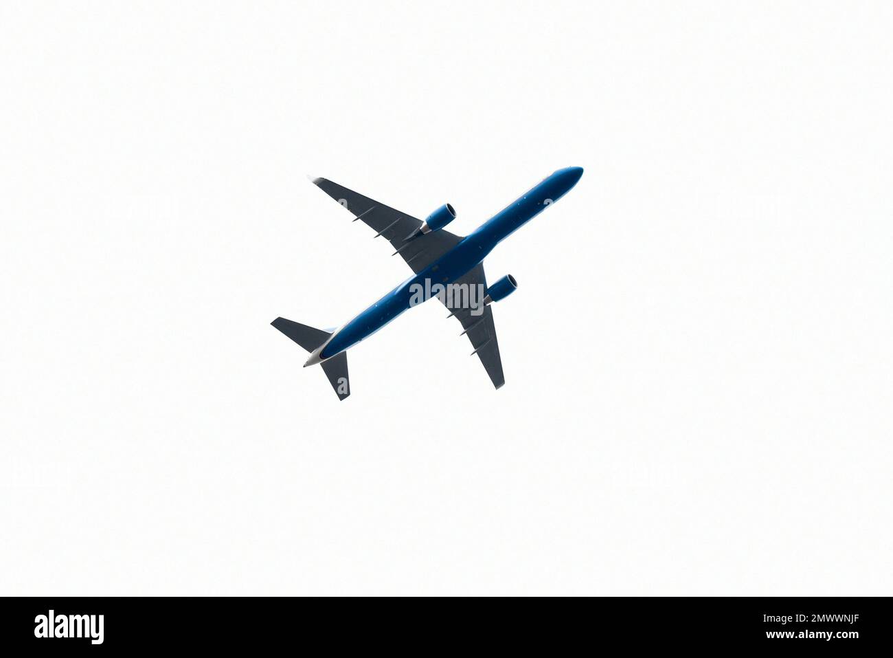 An airplane flies over for the funeral of former presidential pilot, U ...