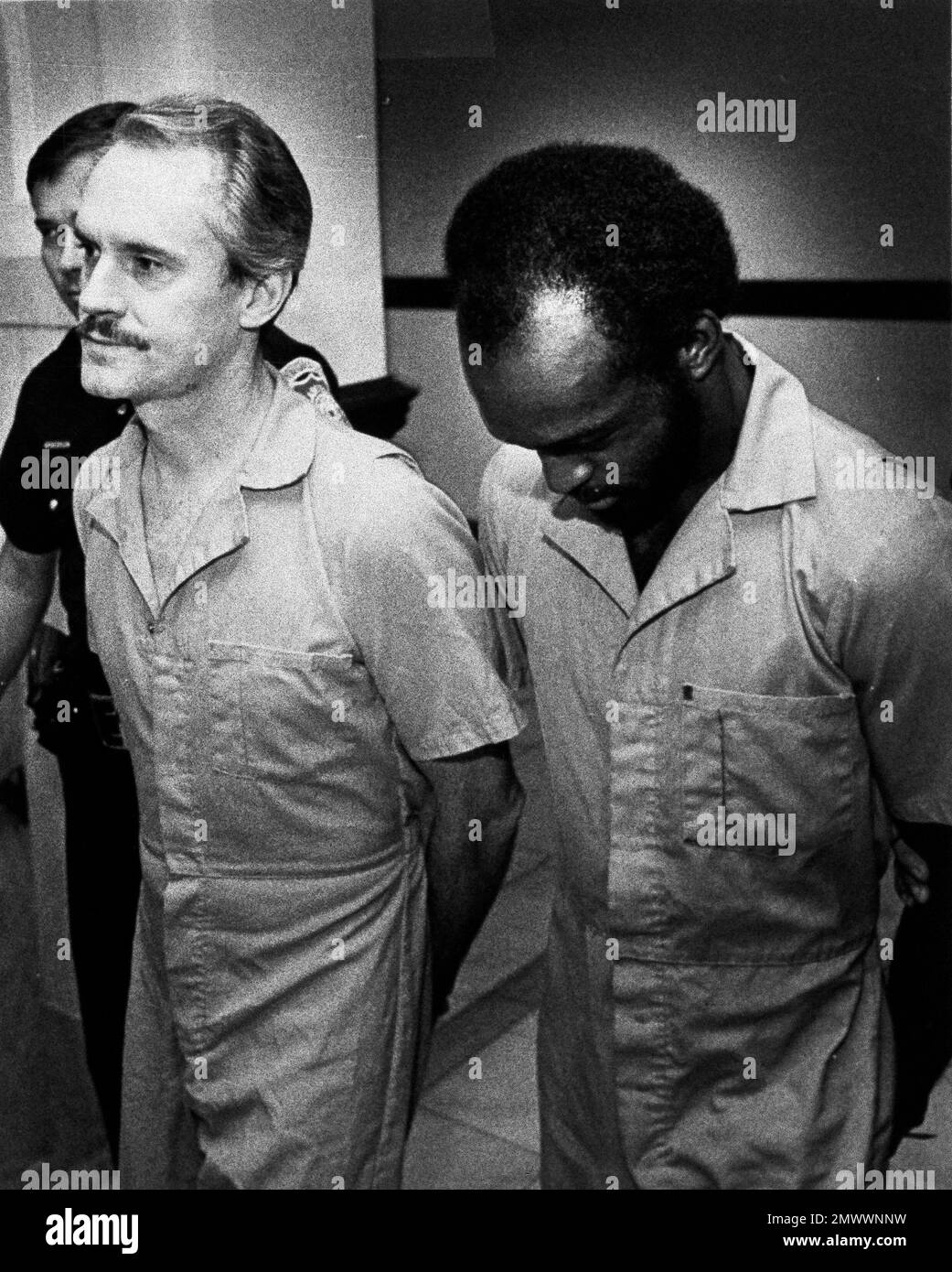 Eugene James Hall, left, and Larry Darnell McClendon are charged with ...